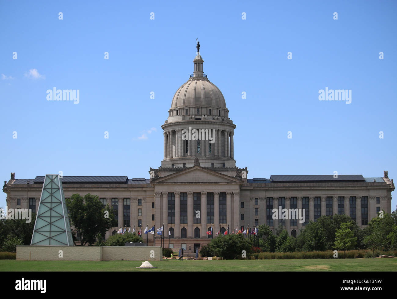 State of Oklahoma Capital Building Stock Photo - Alamy
