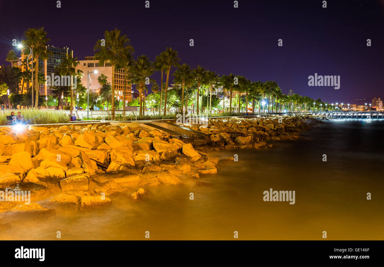 Palm promenade by the sea limassol hi-res stock photography and images ...