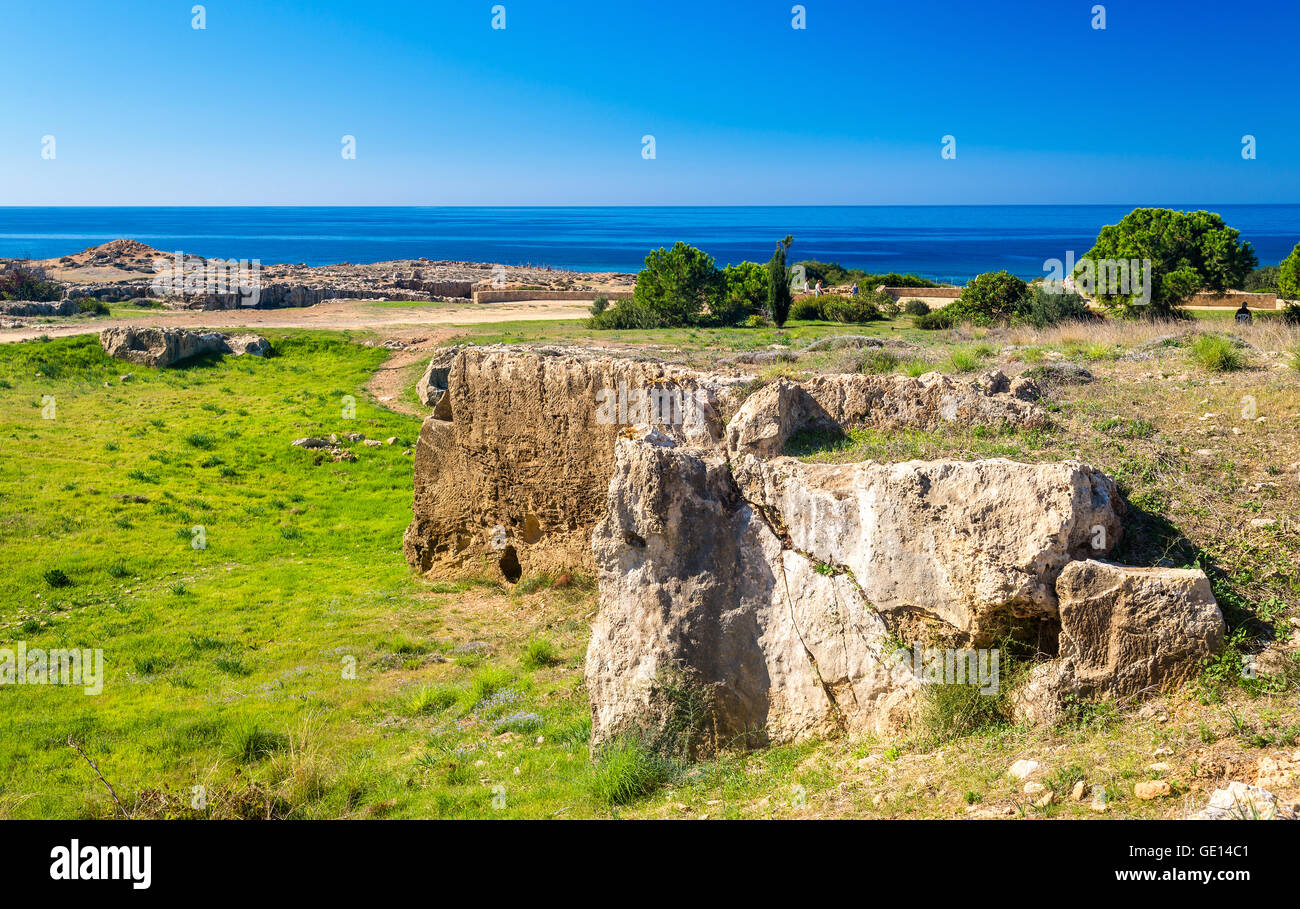Tombs of the Kings, a necropolis in Paphos - Cyprus Stock Photo - Alamy
