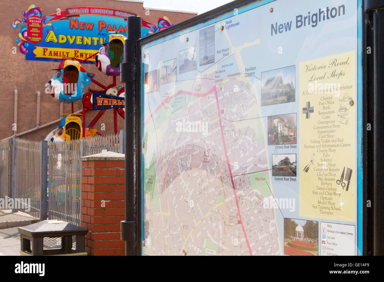 Theme park map uk hi-res stock photography and images - Alamy