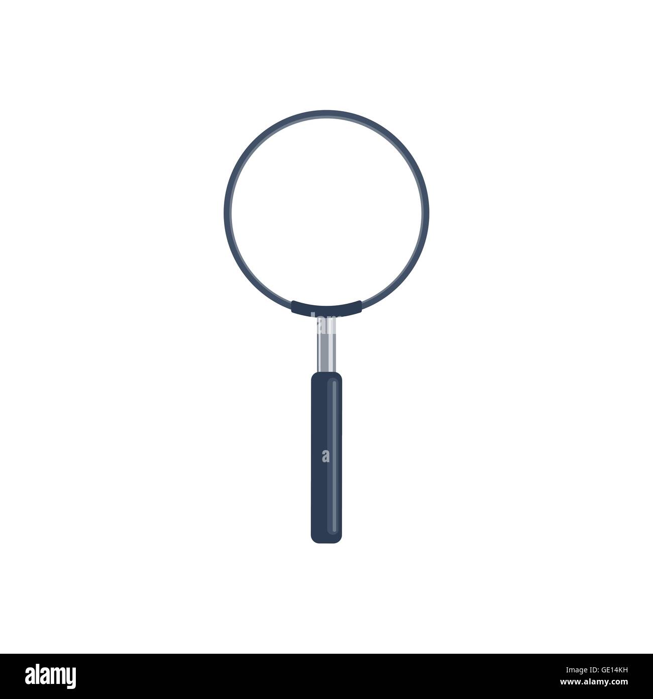 Magnifying Glass,loupe in a flat style. Zoom. Magnifier. Vector illustration Stock Vector Image ...