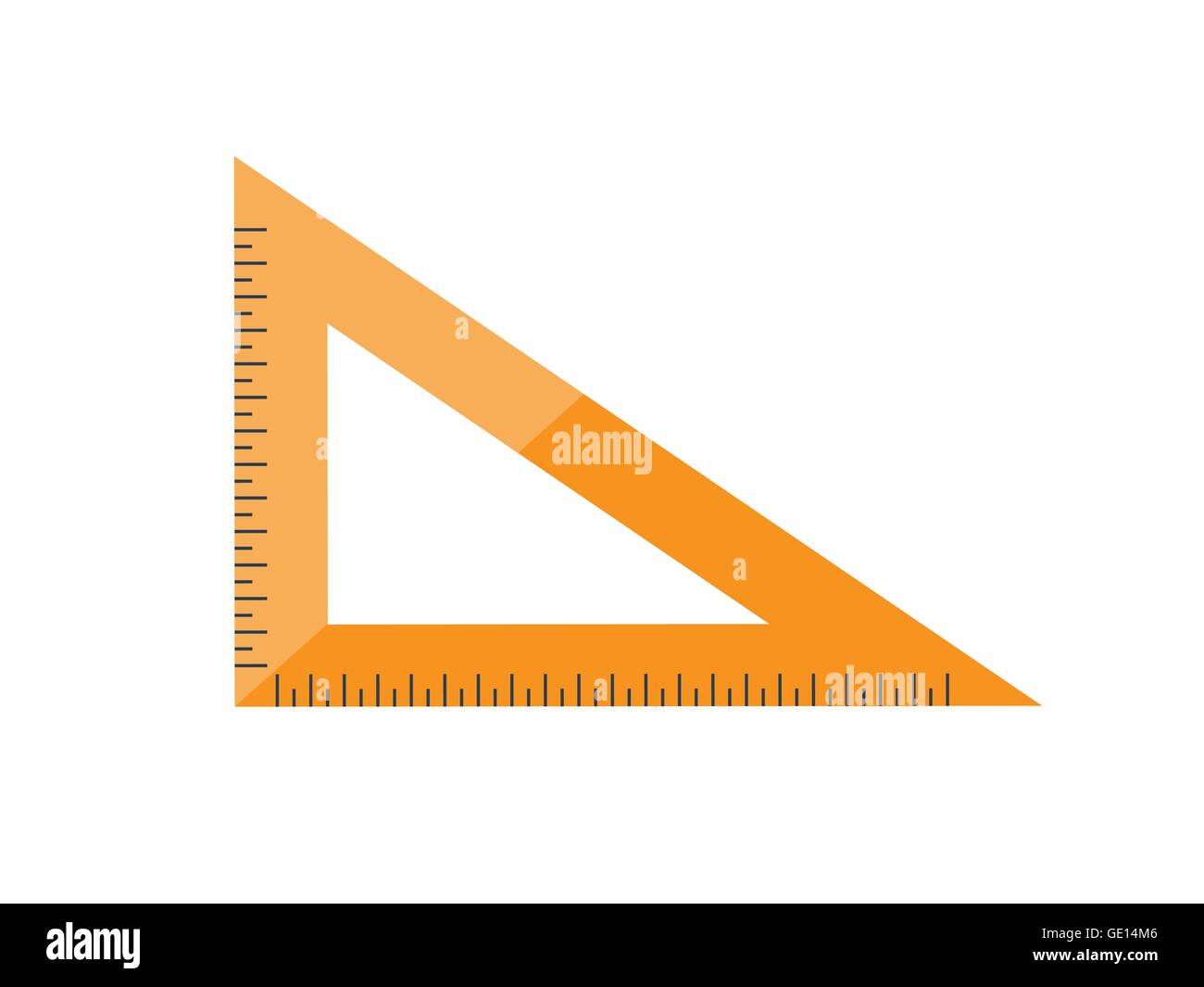 Ruler in a flat style. Scale. Width and length. Measurement tool ...