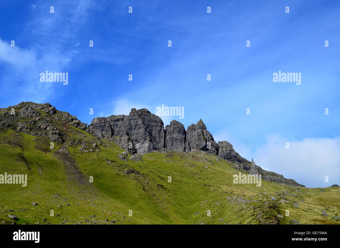 The Old Man of Storr rock formation on the Isle of Skye in Scotland ...
