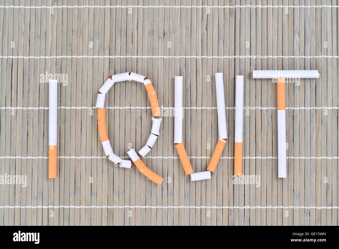Anti smoking message hi-res stock photography and images - Alamy