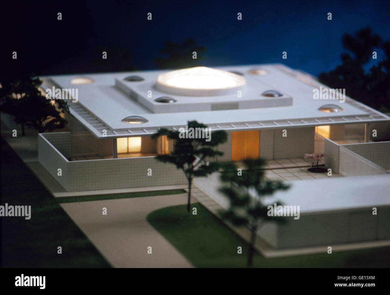 Edward Durell Stone's architectural model for the House of Good Taste ...