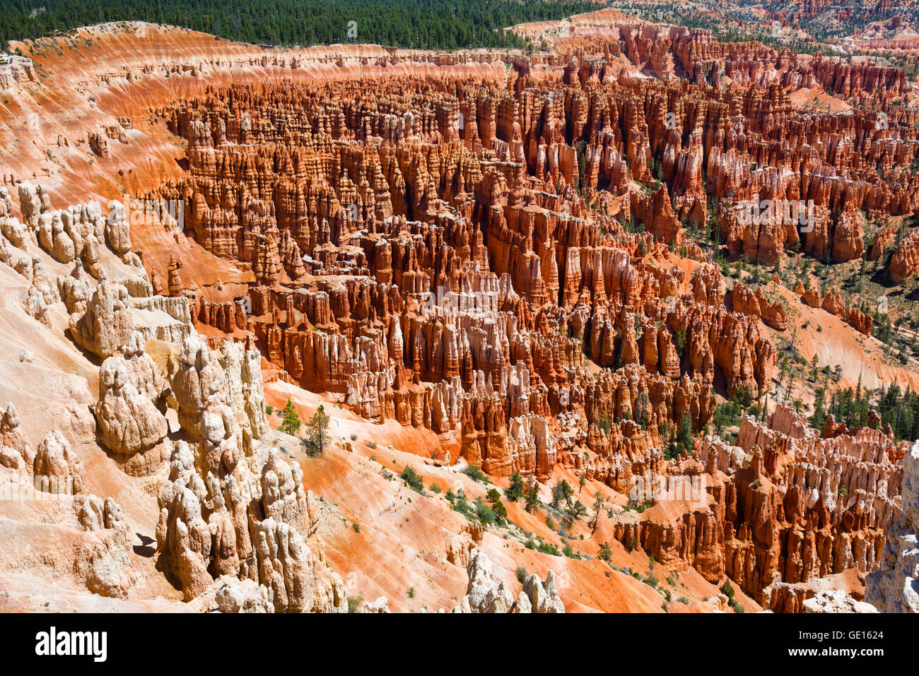 Bryce Canyon National Park, the Amphitheater from Inspiration Point ...
