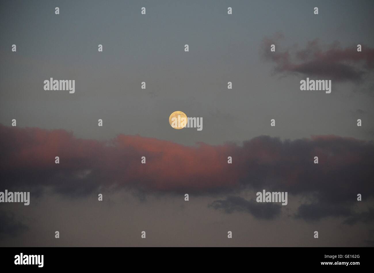 Rare Strawberry Moon. This picture was taken in Ragusa, Sicily on 21 ...