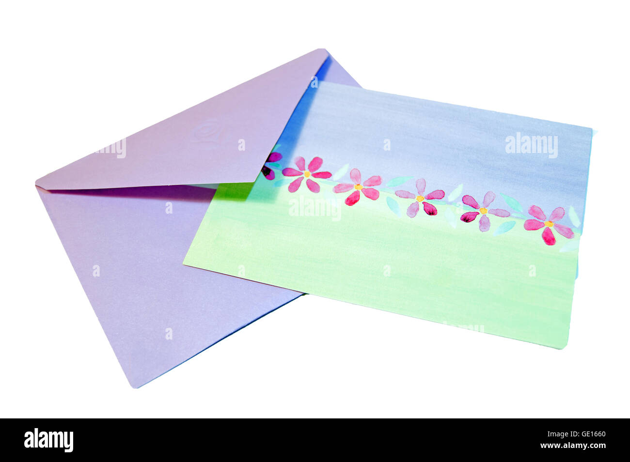 Purple envelope hi-res stock photography and images - Alamy