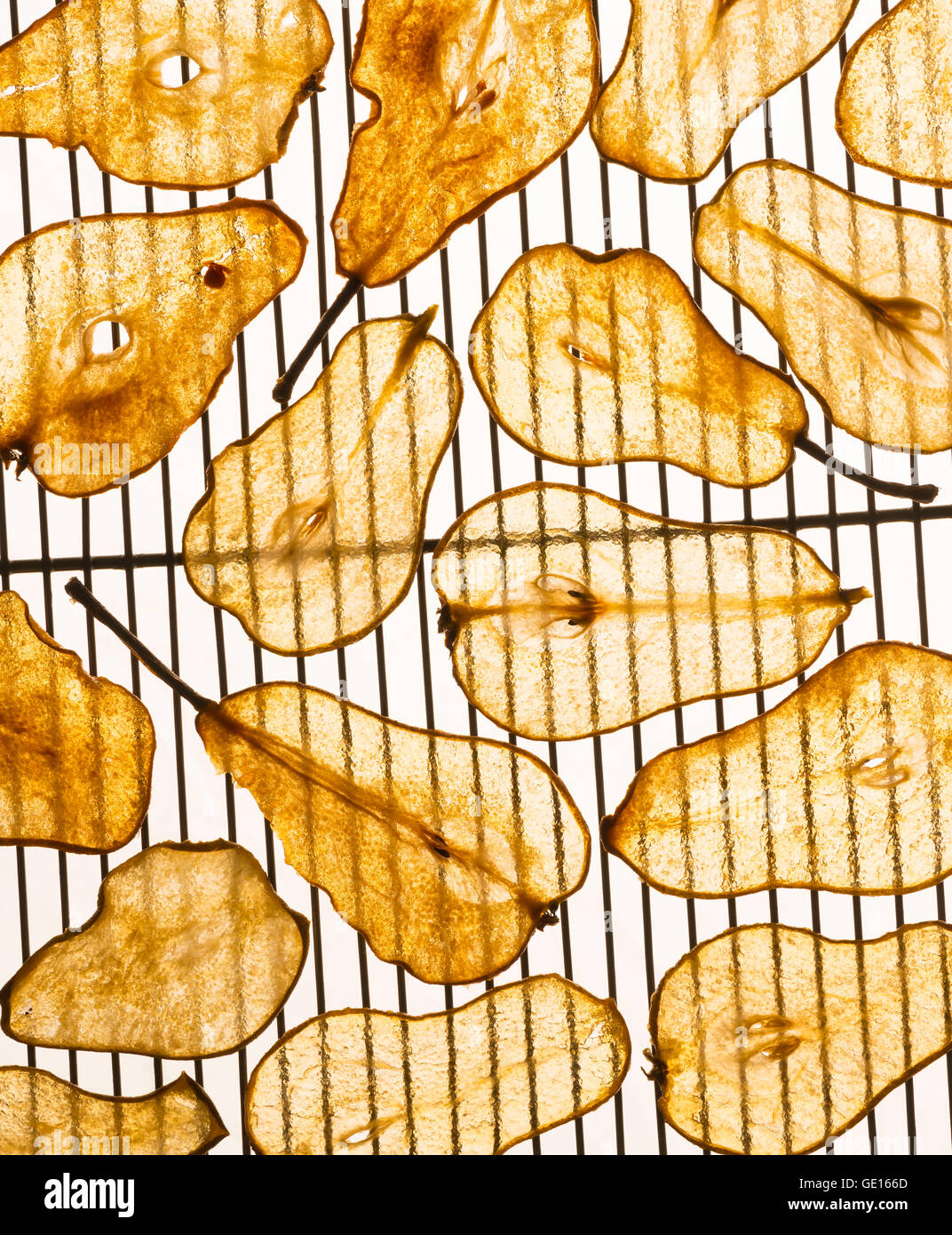Candied pears on cooling rack hi-res stock photography and images - Alamy