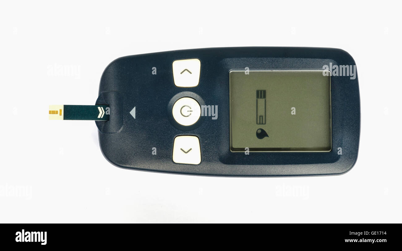 Digital glucometer hi-res stock photography and images - Alamy