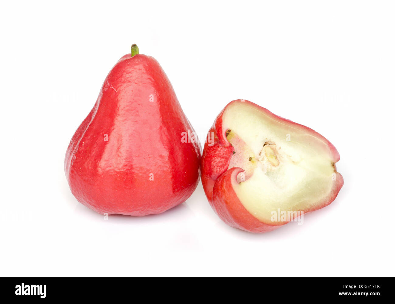 Rose apples isolated on white background Stock Photo - Alamy