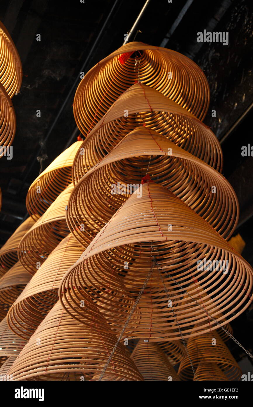 Incense coils in A-Ma Temple, Macau, China Stock Photo - Alamy