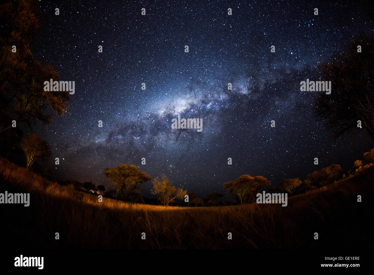 Night Sky and Milky Way, Namibia Stock Photo - Alamy