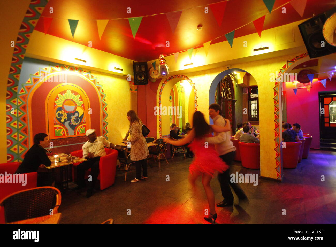 a night club and bar in the old town in the city of riga in latvia in ...