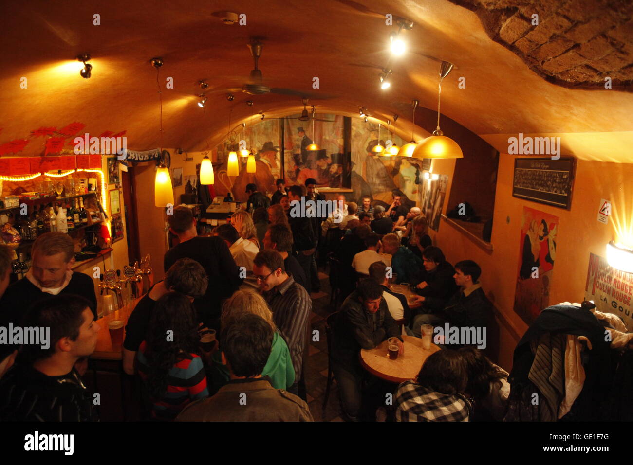 a night club and bar in the old town in the city of riga in latvia in ...