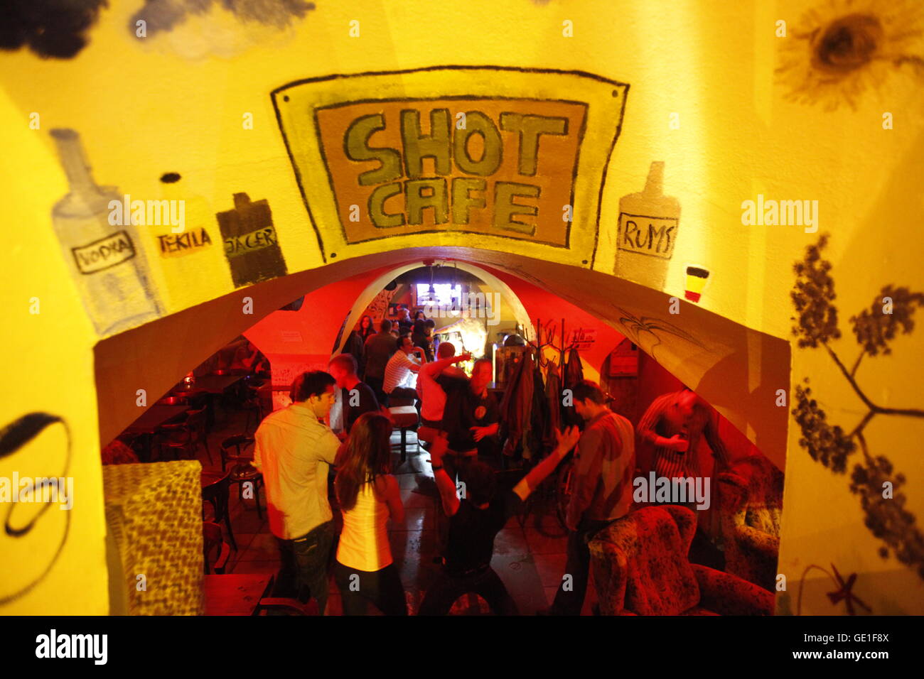 a night club and bar in the old town in the city of riga in latvia in ...