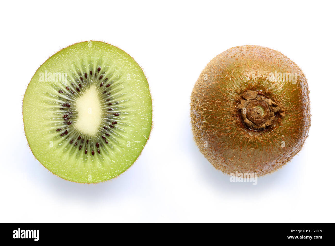 kiwi fruit slice isolated Stock Photo - Alamy