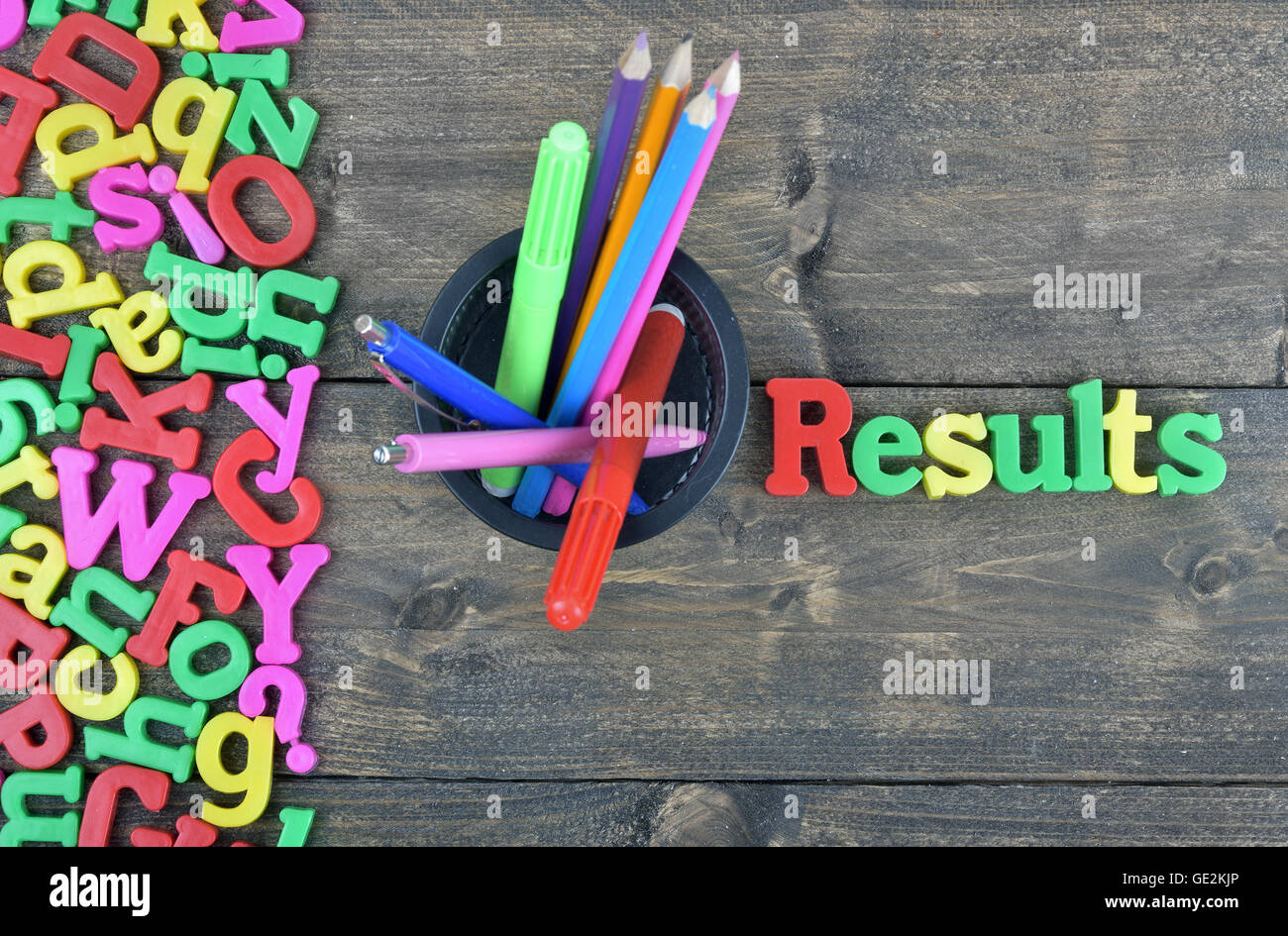 Results word hi-res stock photography and images - Alamy