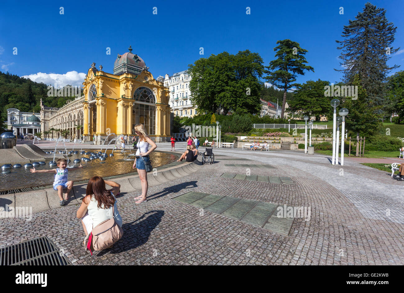Czech colonnade spa architecture hi-res stock photography and images ...