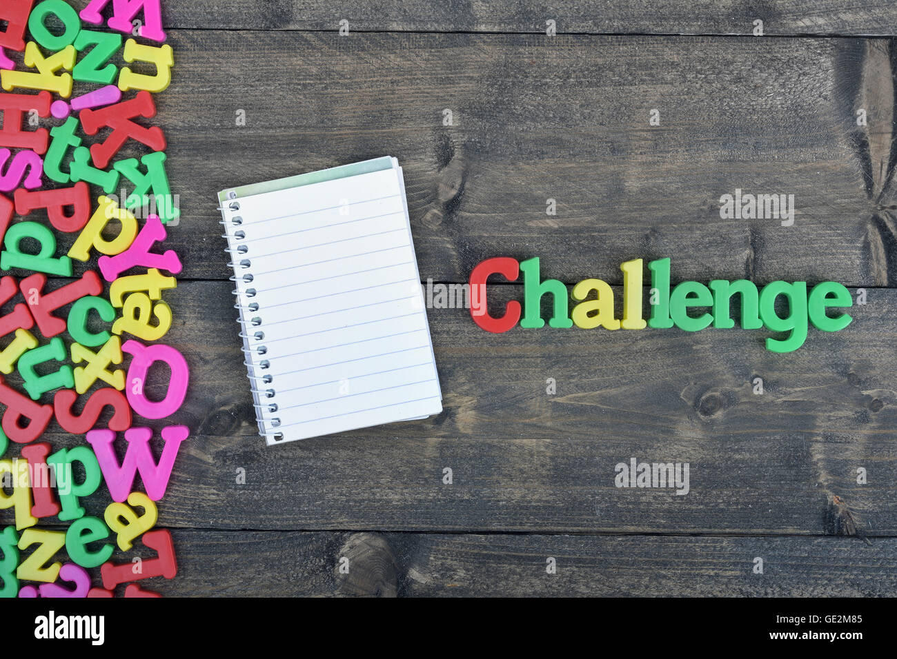 Blank page challenge hi-res stock photography and images - Alamy