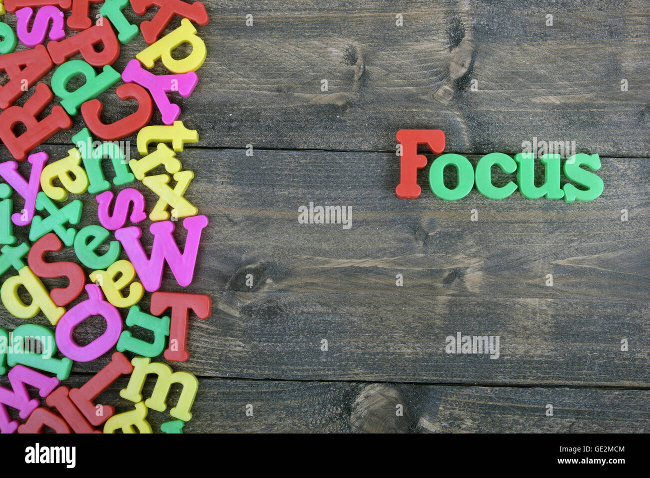 Focus word hi-res stock photography and images - Alamy