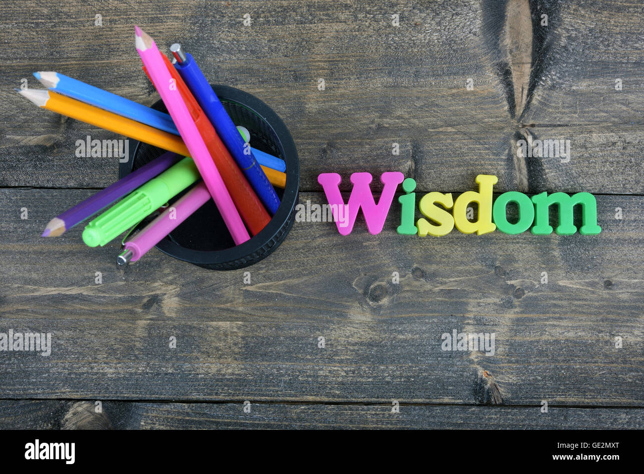 Pen teach wisdom hi-res stock photography and images - Alamy