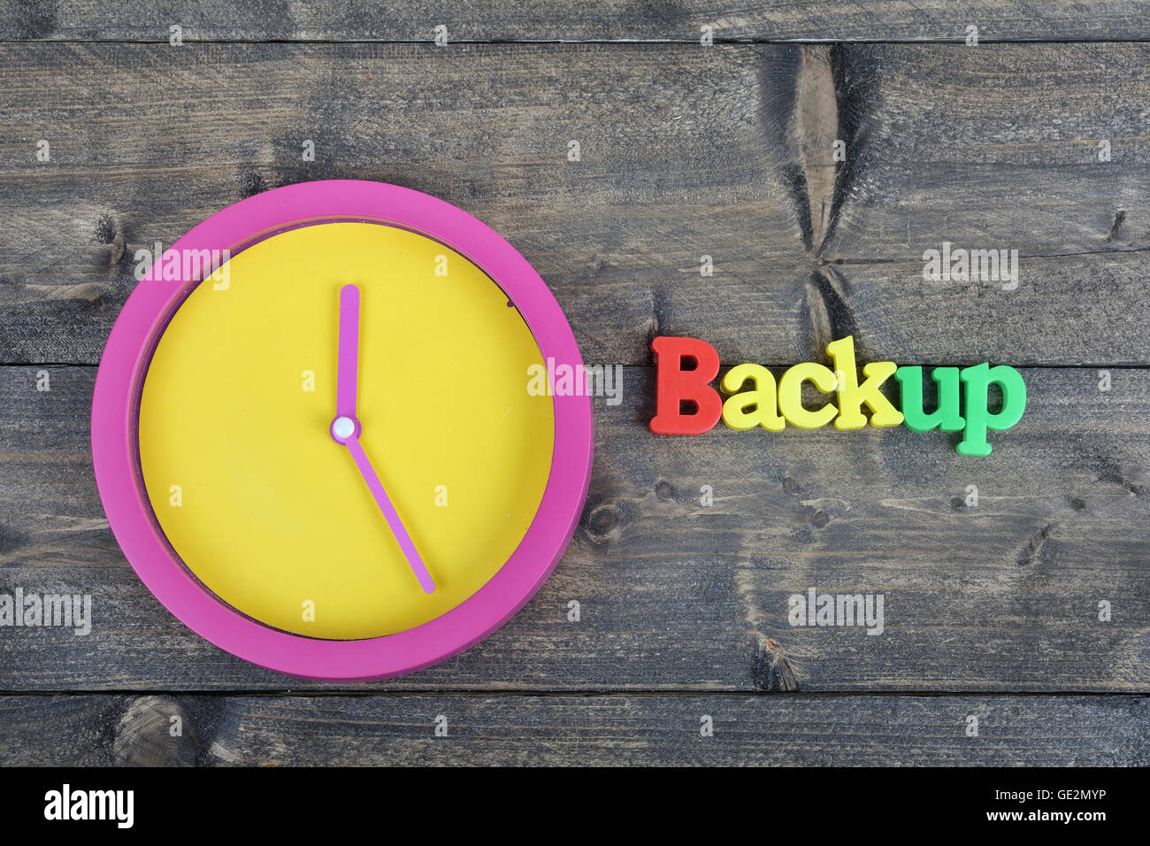 Backup reminder hi-res stock photography and images - Alamy