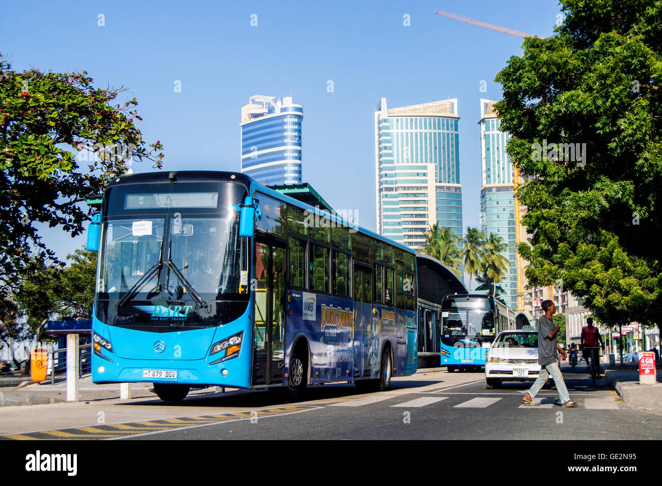 Udart, Dar-es-Salaam Rapid Transport bus, Kivukoni Front, Tanzania ...