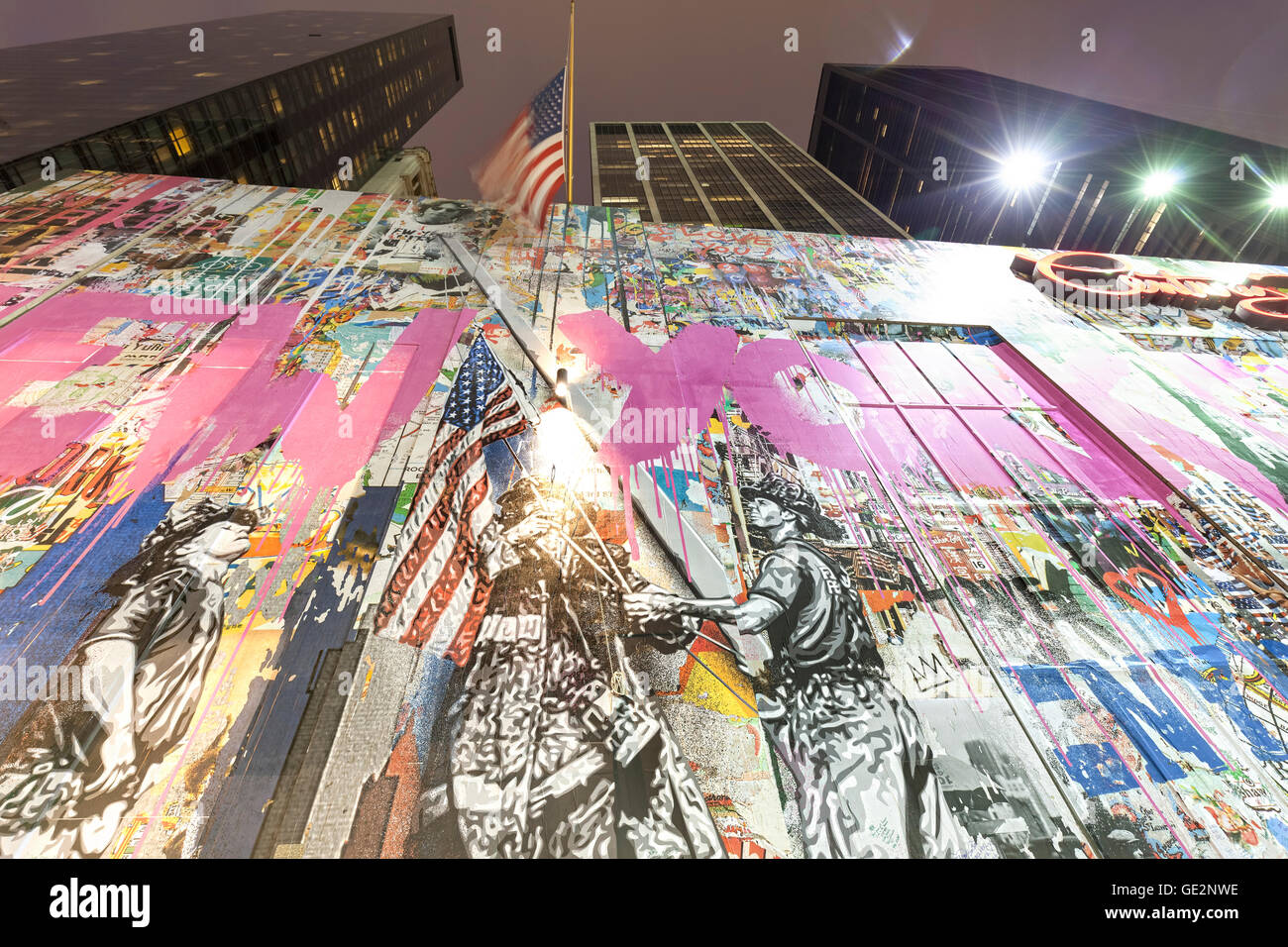 Poster on the ground hi-res stock photography and images - Alamy