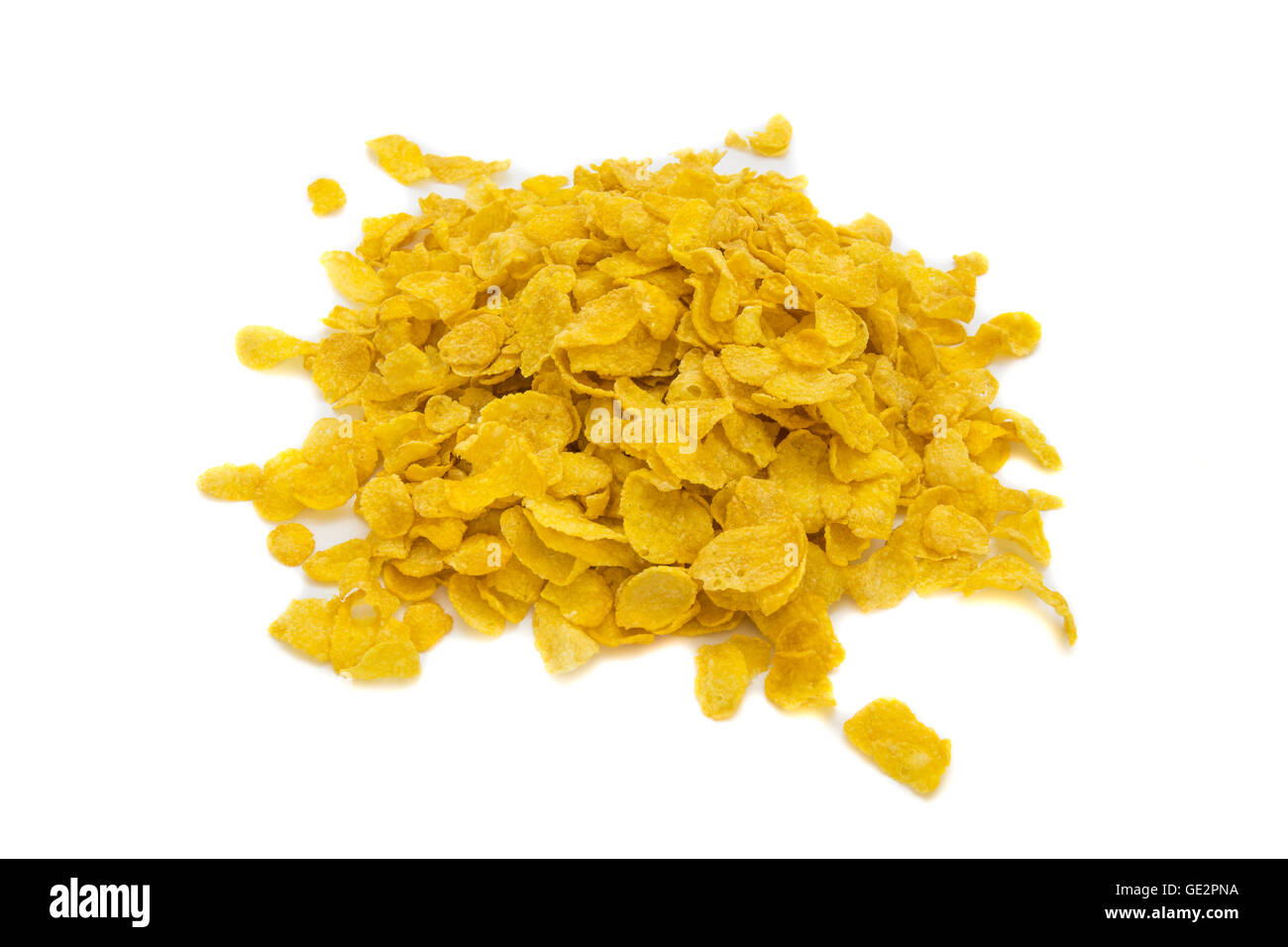 cornflakes isolated on white background Stock Photo - Alamy