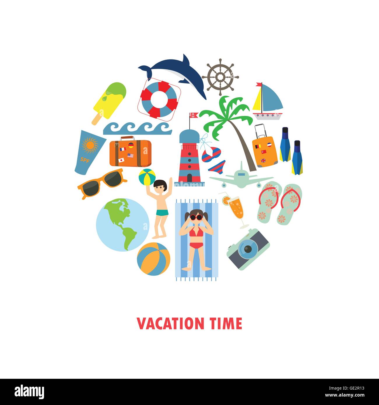 summer, holiday, vacation background. can be use for greeting and ...