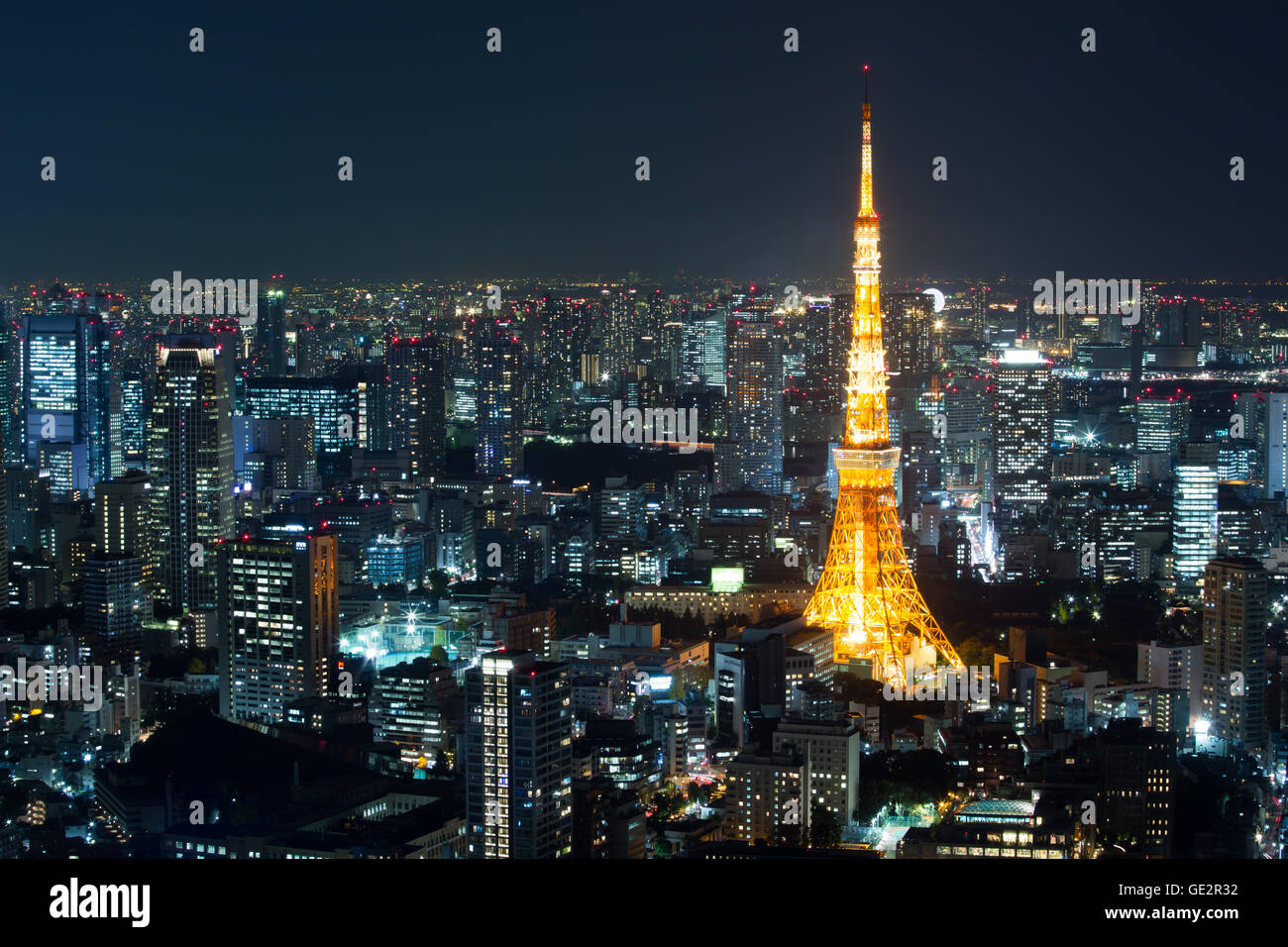 Tokyo City View At Night