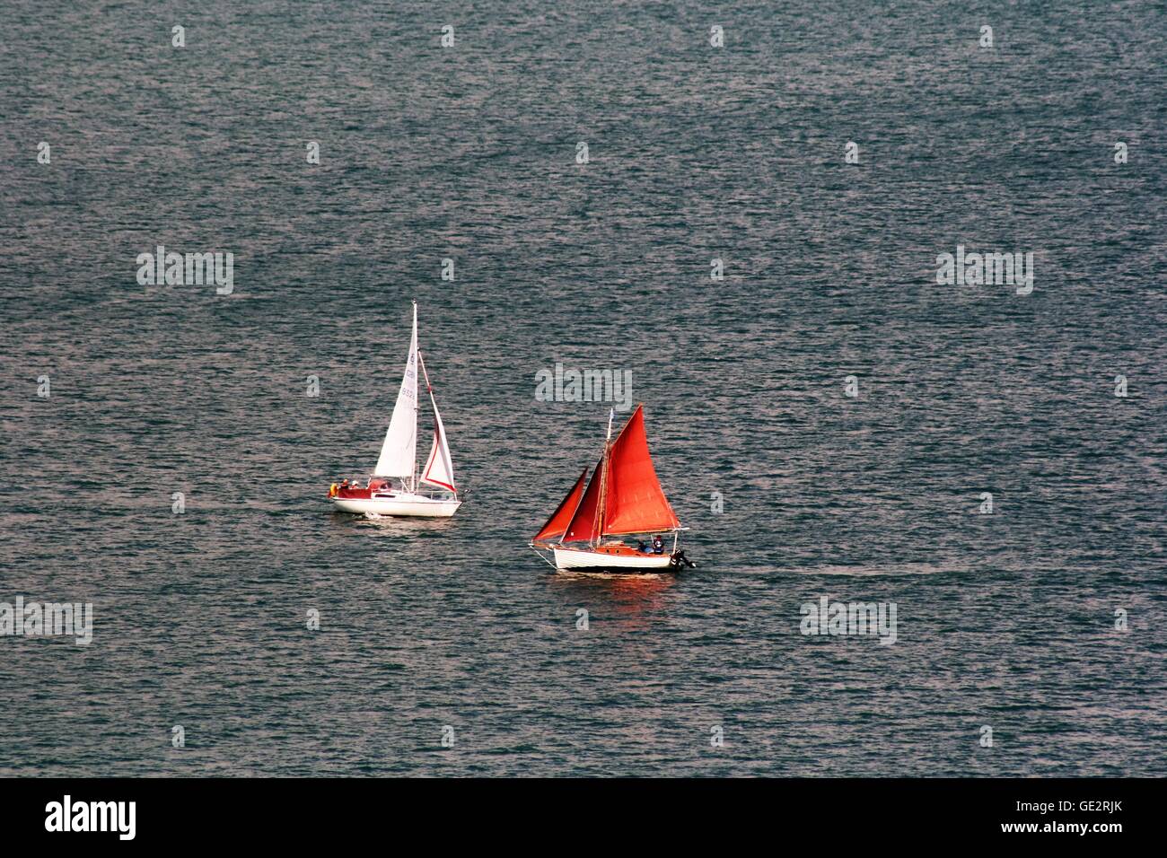 Two sail boats hi-res stock photography and images - Alamy
