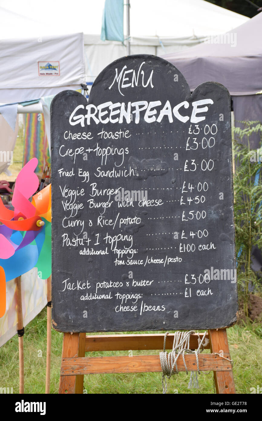 Music festival food menu hi-res stock photography and images - Alamy