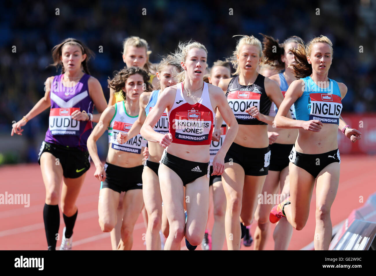 Harriet KNOWLES-JONES, Julia COOKE and Sarah INGLIS competing in the ...