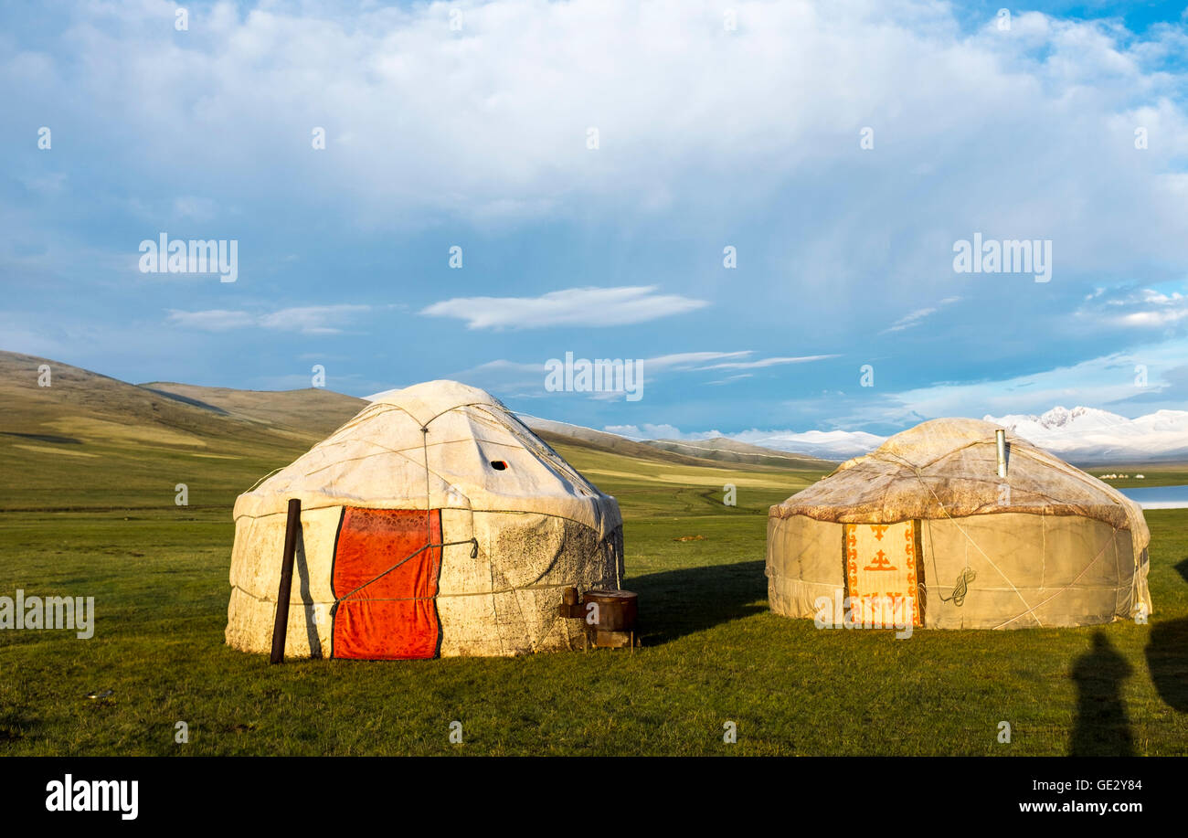 Yurt sunrise hi-res stock photography and images - Alamy