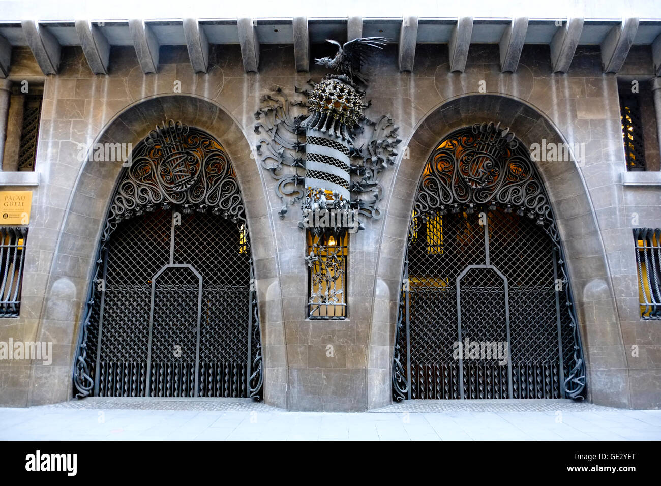 Guell palace hi-res stock photography and images - Alamy