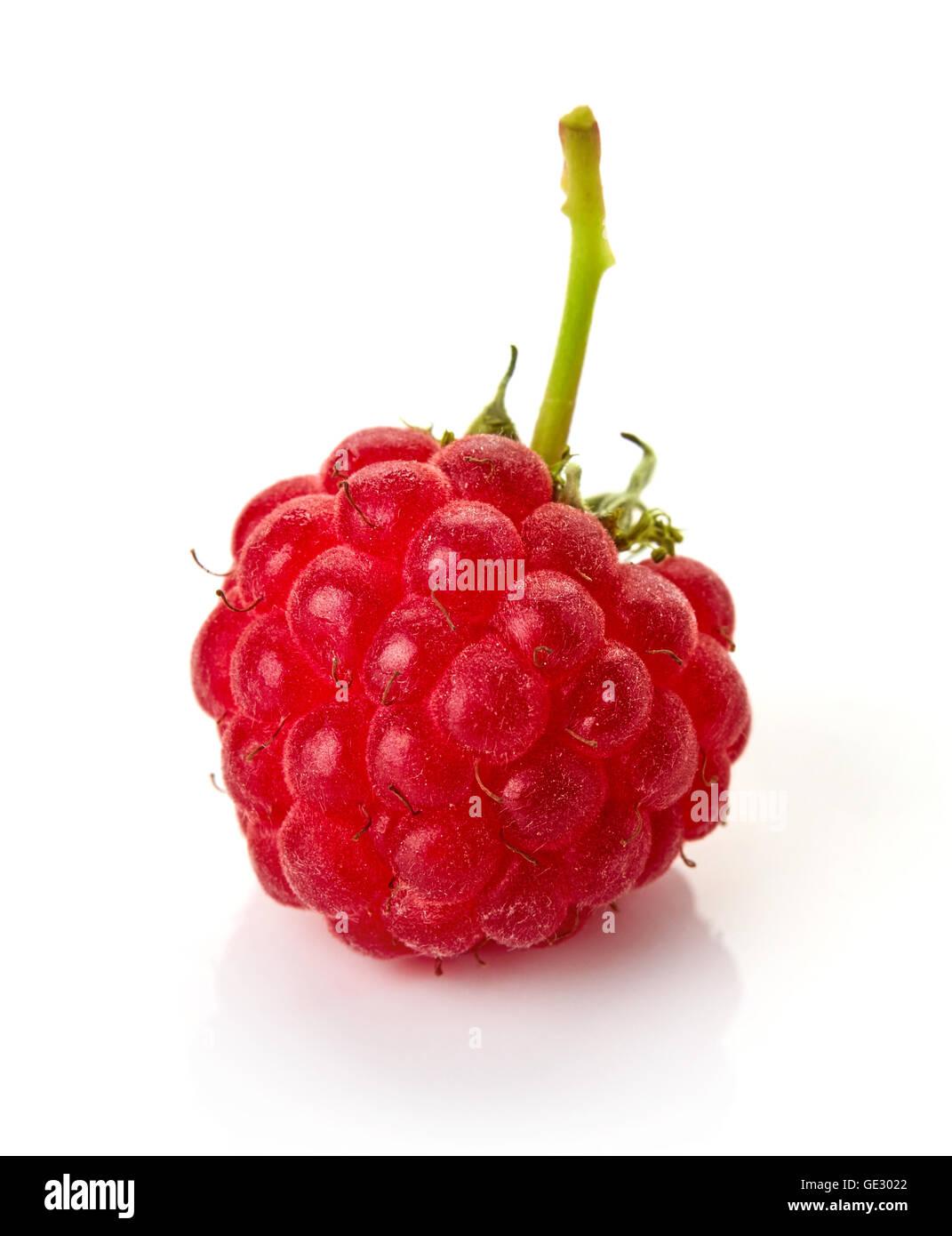 Ripe garden raspberry isolated on white background Stock Photo - Alamy
