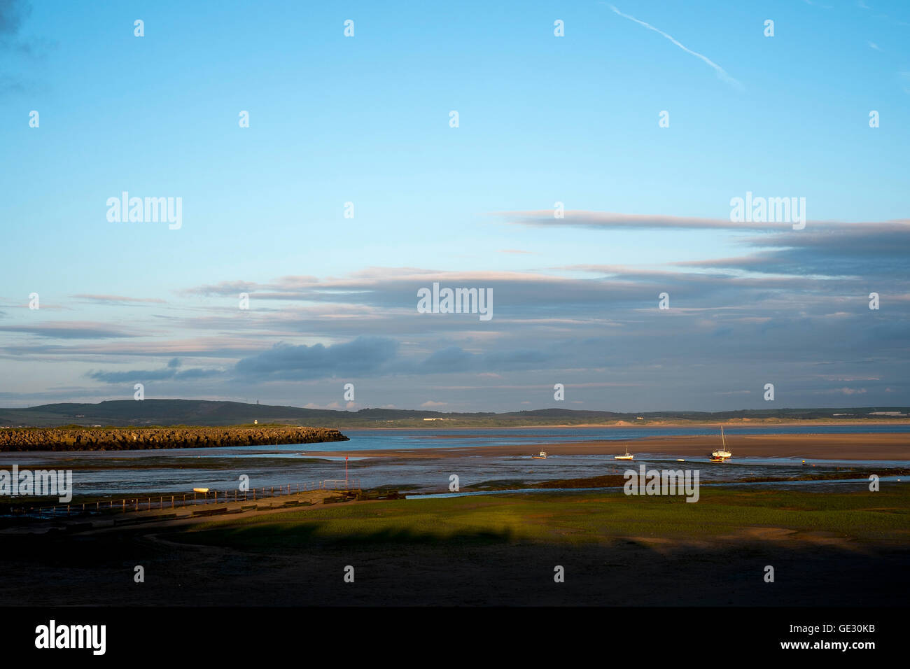 A view of the beach in Haverigg, Cumbria Stock Photo - Alamy