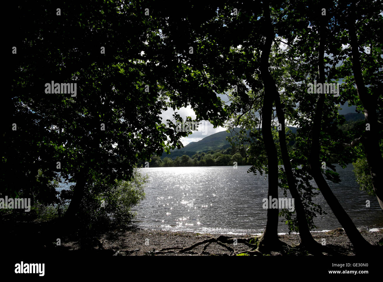 A view of Coniston Water Stock Photo - Alamy