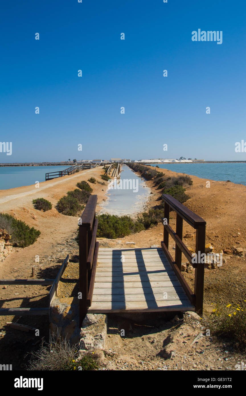 Bridge at San Pedro Pinatar Stock Photo - Alamy
