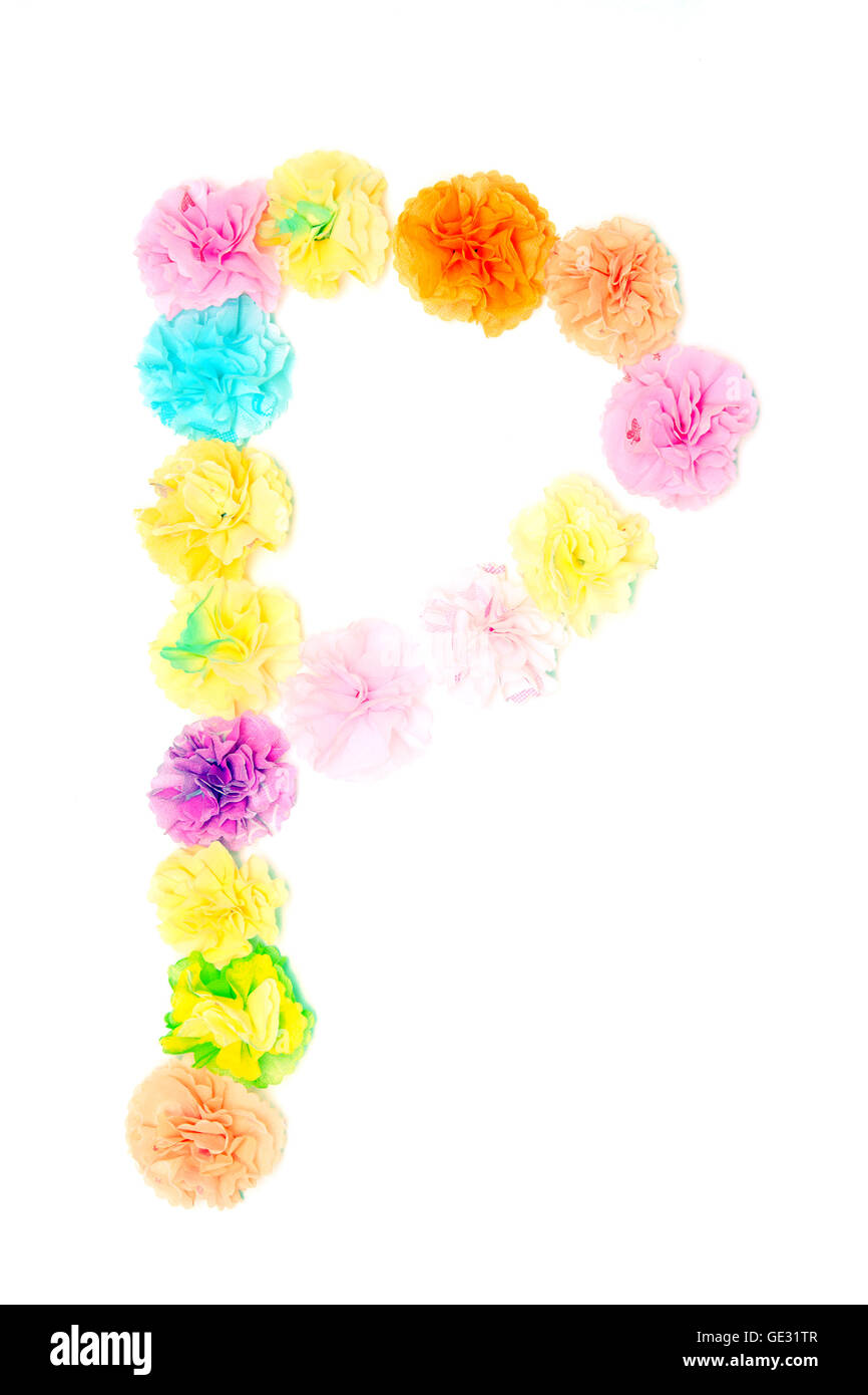 Letter p flowers hi-res stock photography and images - Alamy