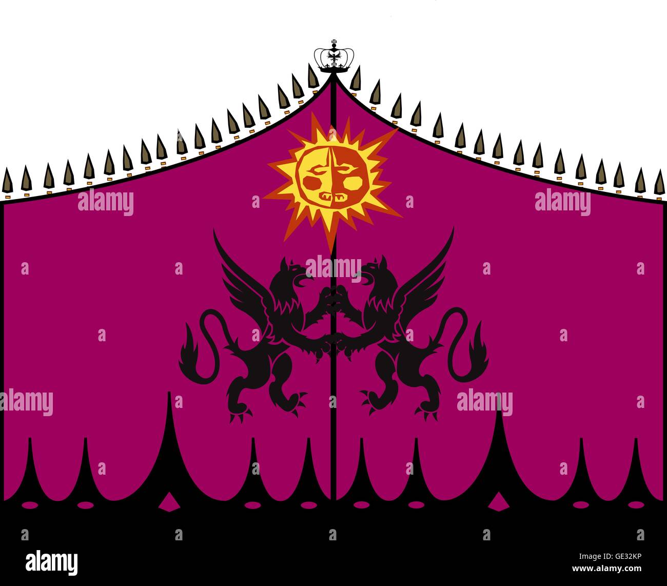 The crown spire Stock Vector Images - Alamy
