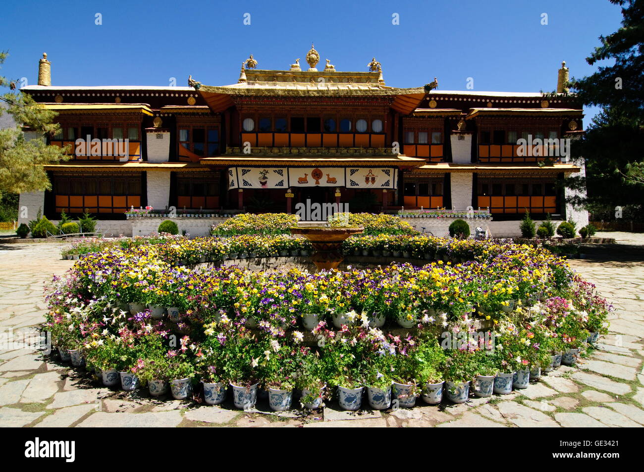 geography / travel, China, Tibet, Lhasa, Lhasa Norbulinka, jewel garden ...