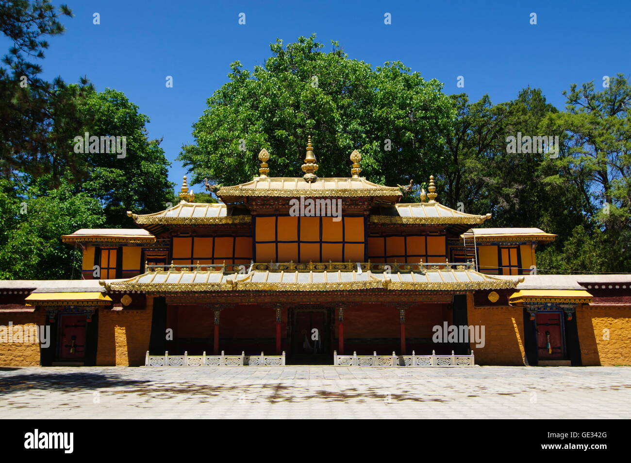 geography / travel, China, Tibet, Lhasa, Lhasa Norbulinka, entrance ...