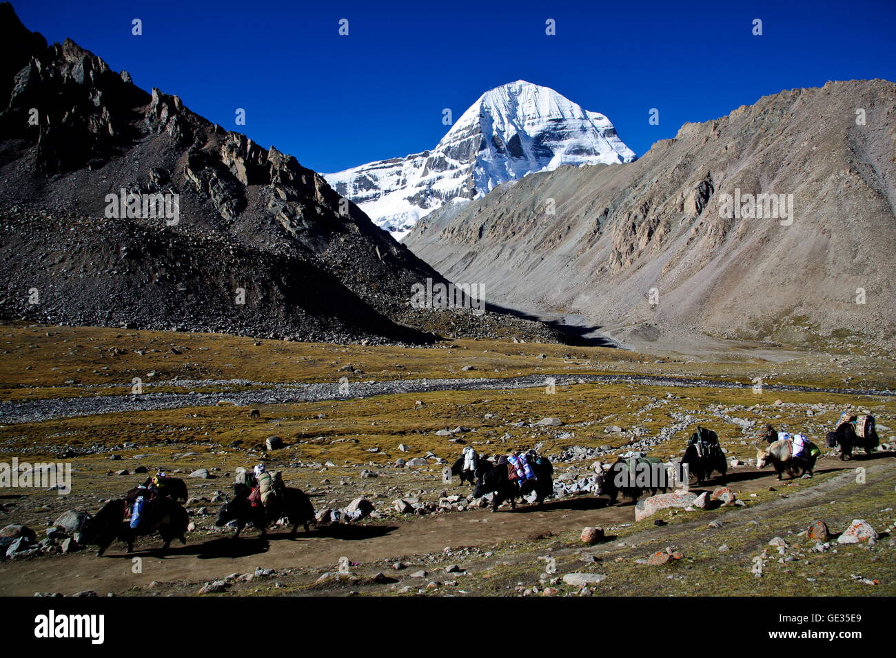 geography / travel, China, Tibet, Darchen, Dolma La, pilgrims ...