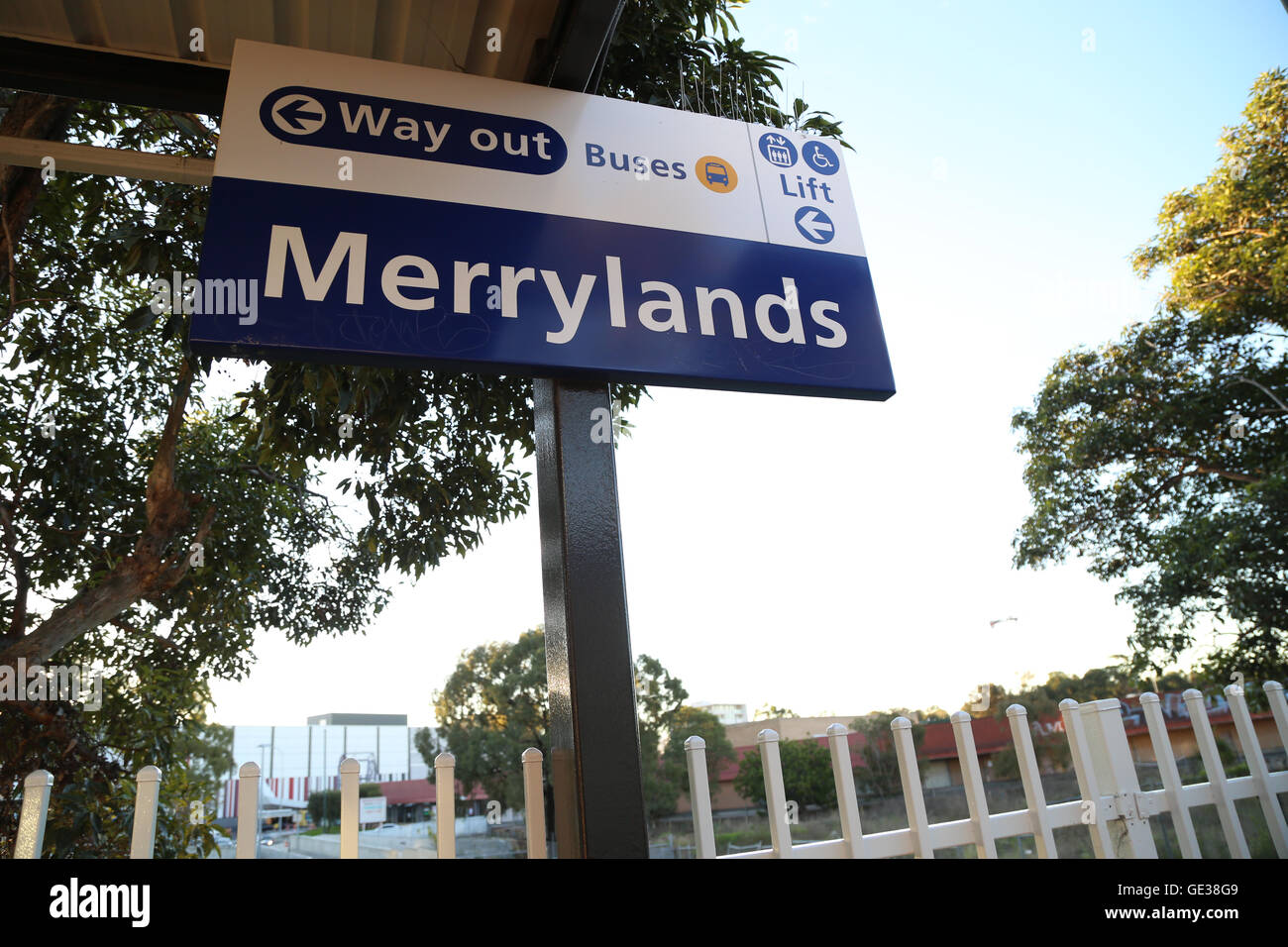 Merrylands train station in western Sydney, Australia Stock Photo - Alamy