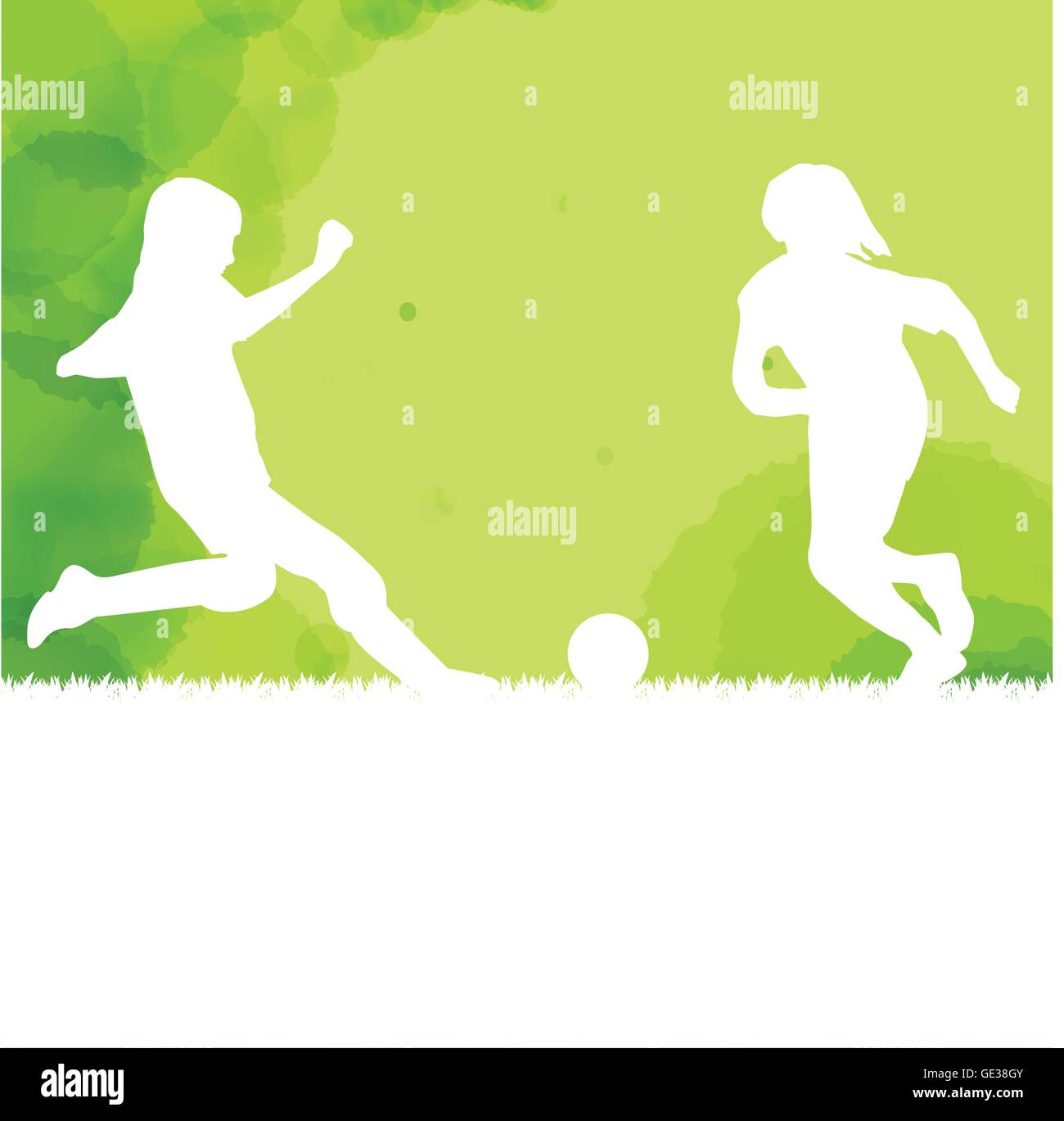 Kids playing soccer vector background Stock Vector Image & Art - Alamy