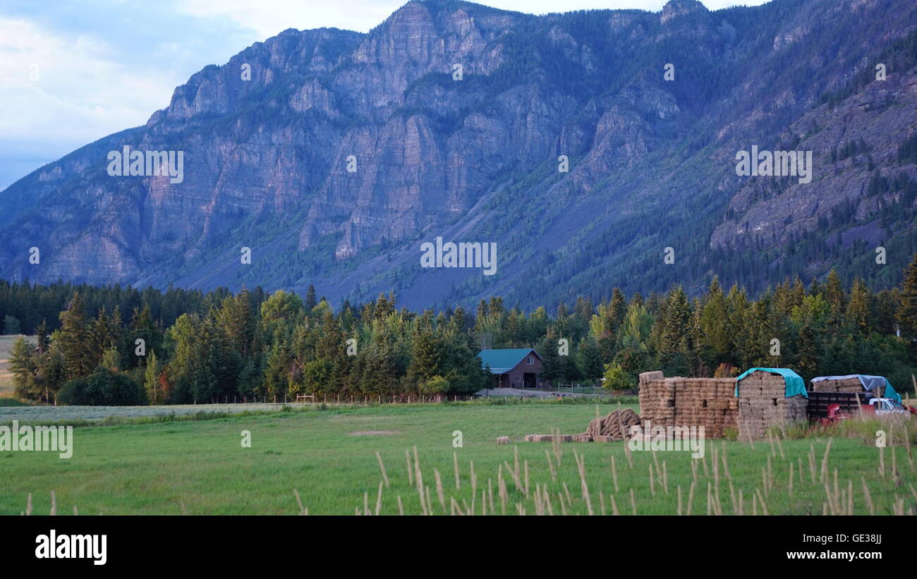 Lovely farm in Montana Stock Photo - Alamy