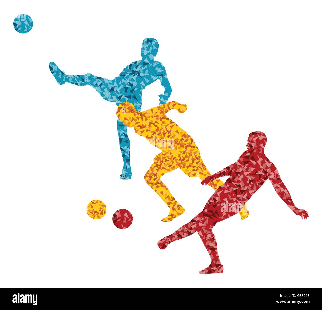 Soccer football player vector background concept Stock Vector Image ...
